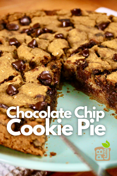 Chocolate Chip Cookie Pie - Plant-Based with Jeremy